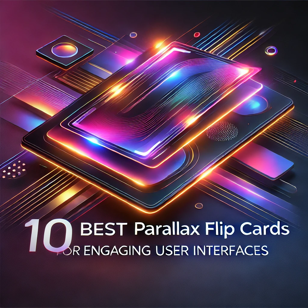 10 Best Parallax Flip Cards for Engaging User Interfaces